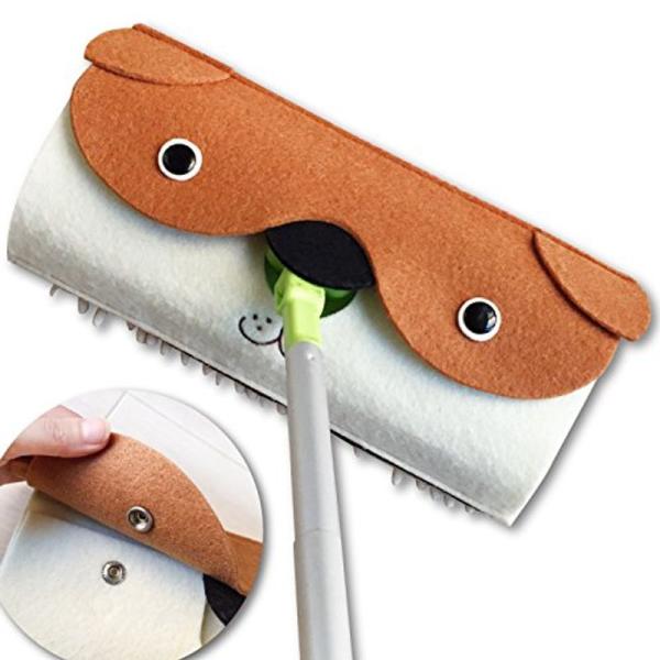 【商品名】　おそうじシュシュ フローリングワイパー付き動物モップ(イヌ) 【商品説明】　・Flooring wiper (Flooring wiper cannot be selected. )・Just remove the mop an...