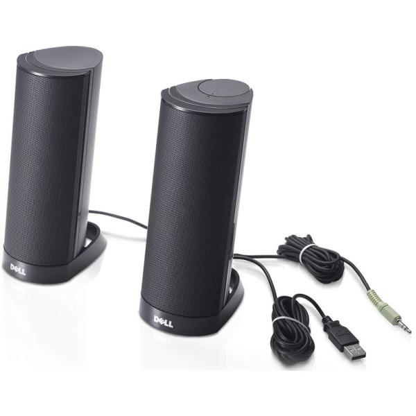 【商品名】　Dell AX210 USB POWERED SPEAKERS 【商品説明】　・SPEAKERS 【サイズ】　高さ : 8.31 cm　横幅 : 15.01 cm　奥行 : 22.91 cm　重量 : 630.0 g　※梱包時の...