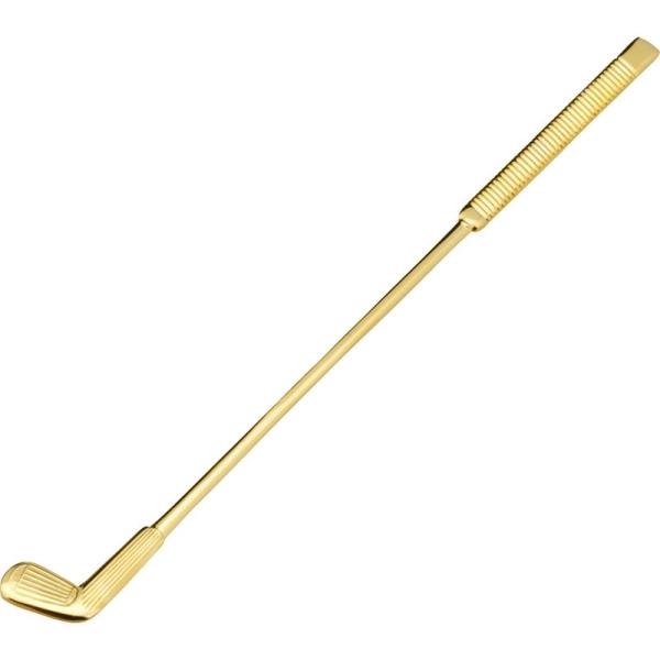 【商品名】　アイアンマドラー 金 【商品説明】　・サイズ:全長(cm)20・原産国:日本・本体重量:0.016kg・素材・材質:本体/18-8ステンレス(金メッキ) 【サイズ】　高さ : 0.80 cm　横幅 : 4.10 cm　奥行 : ...