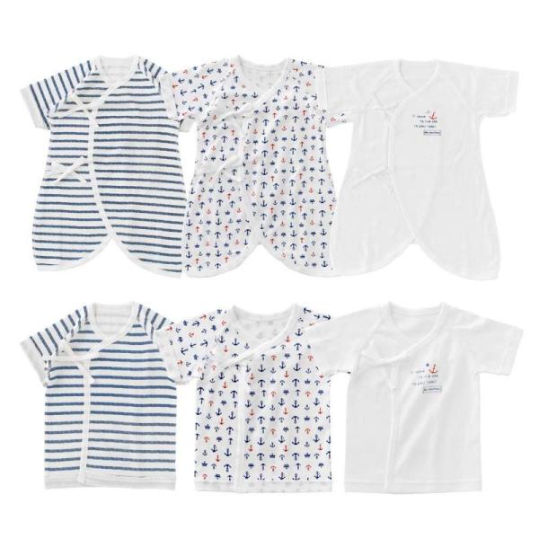 【商品名】　(チャックルベビー) chuckle BABY 新生児肌着 短肌着 コンビ肌着 男の子 女の子 50 60 赤ちゃん ベビー 新生児 服 P 【商品説明】　・■サイズ：50-60cm（目安：新生児&amp;#65374;3ヵ月前...