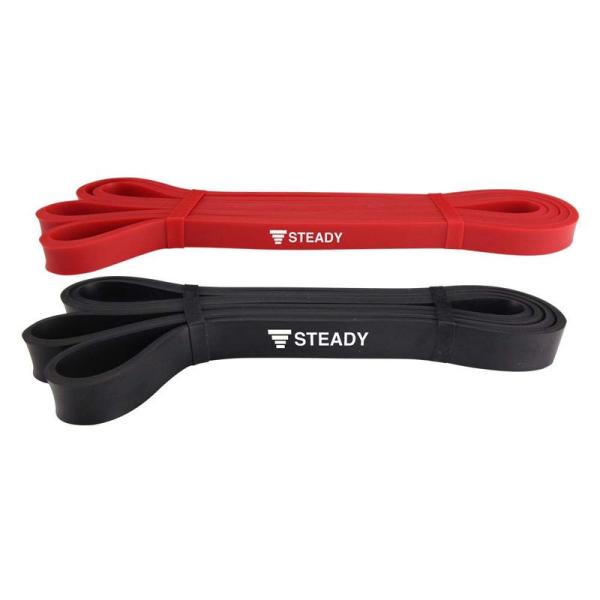 【商品名】　STEADY 最新UXモデル トレーニングバンド 強度4段階 エクササイズ動画付 ステディ トレーニングチューブ フィットネスチューブ (レ 【商品説明】　 【サイズ】　高さ : 5.40 cm　横幅 : 11.10 cm　奥行...