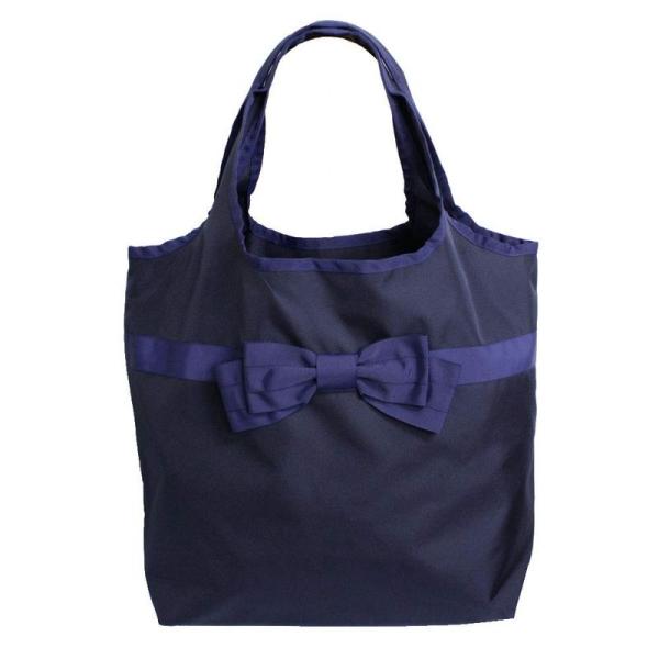 【商品名】　キルシェ・ブリューテ Kirsch Blute 紺・ビッグシームリボン 折り畳みランドセルバッグミニバッグ付 RB-20NV 【商品説明】　・メイン素材: ナイロン・付属ミニバッグ：たて約21?×横約24?×マチ約5?・内ポケッ...