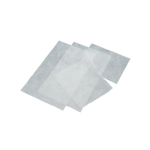 【商品名】　ピローシート(スリット入り)500枚 D12-0060A 【商品説明】　・U字マクラ 有孔式ベッド対応の使い捨て枕カバー 切れ目あり (ピローシート) スリット 【サイズ】　高さ : 11.00 cm　横幅 : 30.60 cm...