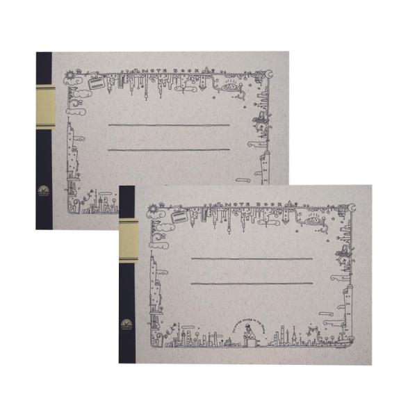 【商品名】　ReUdo Thinking Power Notebook メトロポリタン（B5ノート横長） 2冊セット TPN-MB5 【商品説明】　・B5横長サイズ、本紙30枚60頁、幅257mm x 長さ183mm x 厚さ4mm、2冊セ...