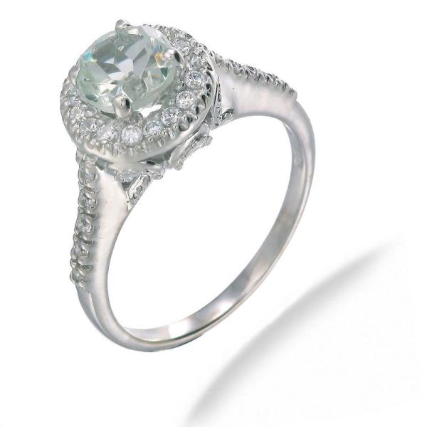 【商品名】　Vir Jewels, リング レディース シルバー Ag925 グリーン アメジスト, リングサイズ18 【商品説明】　 【サイズ】　高さ : 3.20 cm　横幅 : 5.00 cm　奥行 : 7.80 cm　重量 : 20...