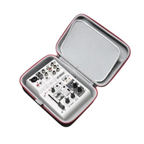 【商品名】　RLSOCO 収納ケース 互換品 ヤマハ YAMAHA ウェブキャスティングミキサー オーディオインターフェース対応 AG03/AG03MK 【商品説明】　・【イージーキャリ】柔軟なゴム製ハンドルストラップ付きで、出掛けには持ち...