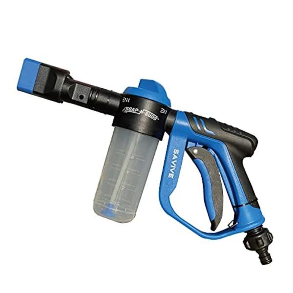 【商品名】　フォームガン プロ SAVIVE 洗艇 洗車 泡洗車 塩害腐食防止剤 コンプレッサー不要 メンテナンス 船舶 水上オートバイ 自動車 バイク 【商品説明】　・コンプレッサー不要。一般的なガーデンホースアダプターに直接接続するだけ...