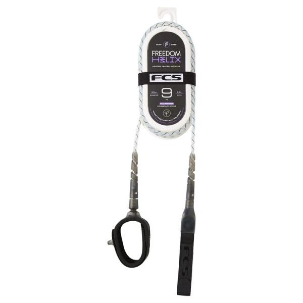 【商品名】　FCS（エフシーエス）リーシュコード FREEDOM HELIX LEASH ALL ROUND 9' ANKLE (NATURAL) 【商品説明】　・コード内部の螺旋構造がワイプアウト時のショックを吸収・スリップ予防のシリコン...