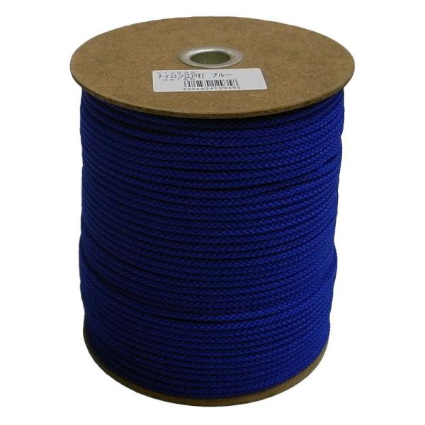 【商品名】　まつうら工業 ナイロン製 江戸打ちひも 太さ約3mm 長さ150m 青 ボビン巻 【商品説明】　・カラー:青・サイズ:3mm×150mボビン巻・仕様:約3ミリ 【サイズ】　高さ : 14.00 cm　横幅 : 14.00 cm　...