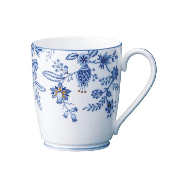 【商品名】　Noritake ノリタケ マグカップ 295cc ブルーソレンティーノ色線仕上げ 電子レンジ対応 食洗器対応 1個 ブルー ボーンチャイナ 【商品説明】　・口径：約8cm、長径（取っ手含）：約11cm、高さ：約9cm・容量：約...