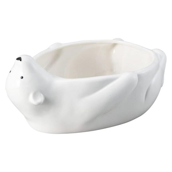 【商品名】　サンアート かわいい食器「 北極 」 しろくま アニマル ボウル そうめん 鉢 器 M 約1400ml SAN3644 ホワイト 【商品説明】　・商品サイズ:約17.5×24.8×11.2cm・商品重量:0.5kg・容量:約1....