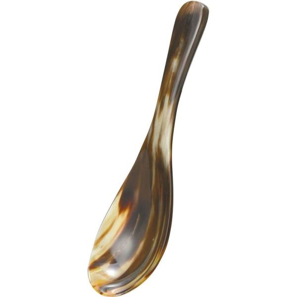【商品名】　阿瀬真三商店 水牛 レンゲスプーン V-HS49 F1420 【商品説明】　・約3.5×3×15cm 【サイズ】　高さ : 2.80 cm　横幅 : 9.40 cm　奥行 : 15.10 cm　重量 : 20.0 g　※梱包時の...