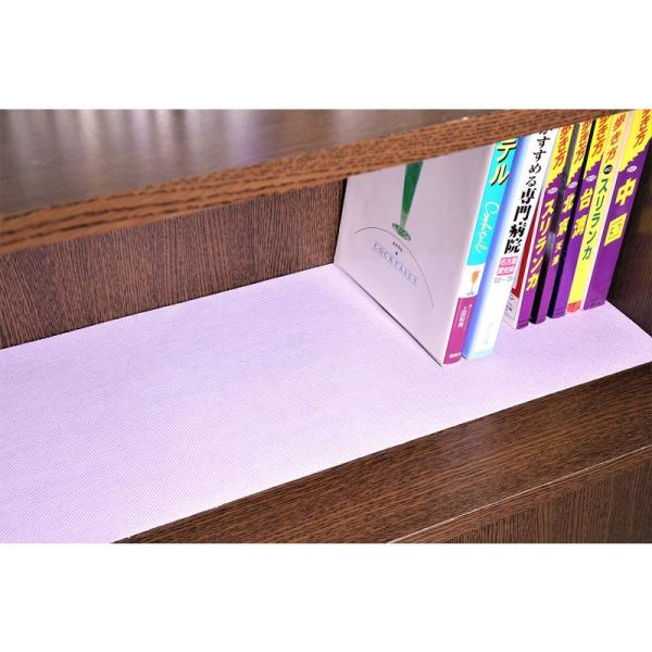 【商品名】(防カビ乾燥剤入) 本棚用除湿シート 【奥行１５cm×３．８ｍ】×【２枚】 (全面に シリカゲル 乾燥剤 防カビ剤 が入ったシート)【滑り止め加工】