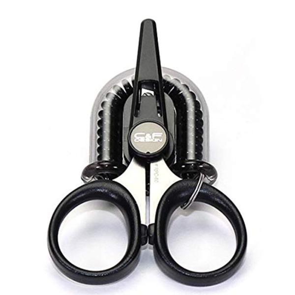 【商品名】　C&amp;F Design シザースつきフレックスピンオンリール CFA-72/WS 【商品説明】　・シザースつき2-in-1リトラクター・品番:CFA-70/WS 【サイズ】　高さ : 3.30 cm　横幅 : 9.10 c...