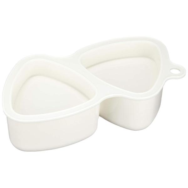 【商品名】　ENTEC ダイヤカット おにぎり器 802 【商品説明】　・サイズ:145×75×40mm・原産国:日本・本体:ポリプロピレン樹脂(耐熱温度120℃)・本体重量:66g 【サイズ】　高さ : 4.50 cm　横幅 : 7.40...