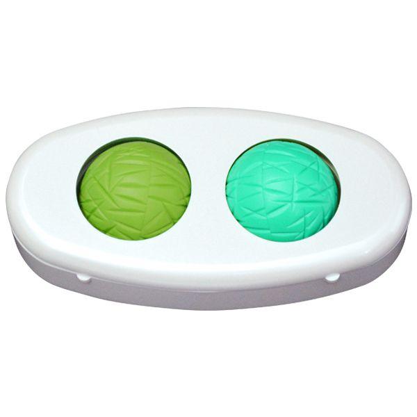 磁気マッサージグッズでリラックス！強さの違う2種類の磁石でできた玉を、肩や腰にころがすことで気軽に磁気のパワーを体感できます。疲れがちな場所にあてて、コロコロしてみてください。◆携帯に便利なキャップ付き[注意事項]・心臓にペースメーカー等の...