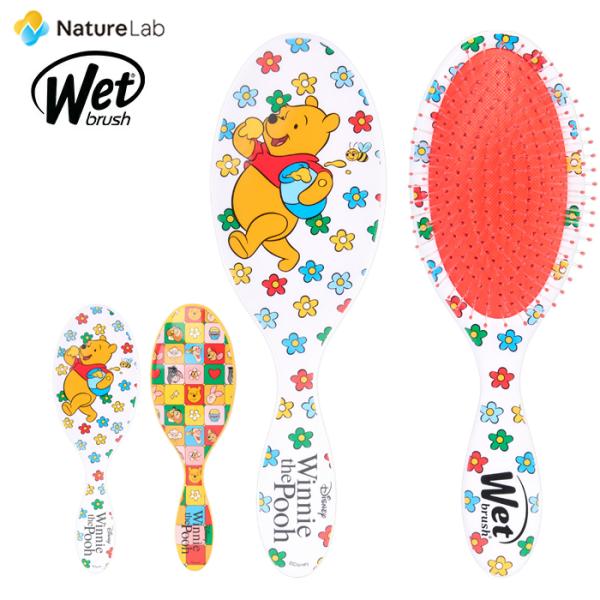 ■商品名:ウェットブラシ ディズニー オリジナルディタングラー くまのプーさん■商品説明軽く簡単に美しく、スピーディーに指通りの良い髪に整えられるブラシ。IntelliFlex(R)と名付けられたブラシのピンは適度な硬さなので、どんな髪質も...