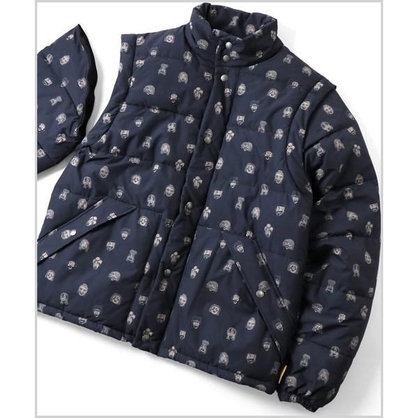 gym master アウター(メンズ) ハッピーペイント中ワタ2WAYスタンドジャケット  M  フィッシング(04) gym master（ジムマスター） アウター(メンズ) ハッピーペイント中ワタ