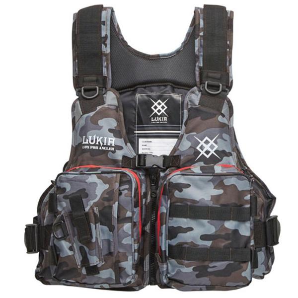 ■サイズ:フリー ■カラー:ブラックカモフラ ■ジャンル:ウェーダー・ウェーディングシューズ/フローティングベスト(ゲームベスト)/タックル収納付き ■メーカー: LUKIA(ルキア) 【商品カテゴリ】■カラー:●ブラック系(t166)【特...