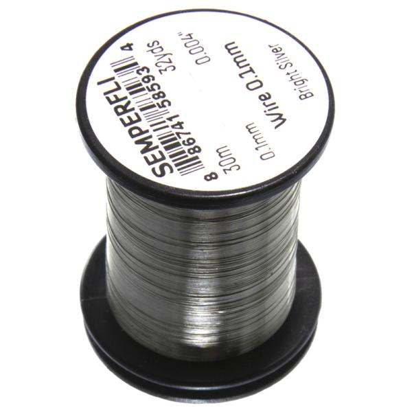■サイズ:0.1mm ■カラー:ブライトシルバー ■ジャンル:フライフィッシング・フライ用品/フライマテリアル/スレッド・ワイヤー・ティンセル ■メーカー: ティムコ(TIEMCO)  ○関連ワード:釣り具 釣具 つり具