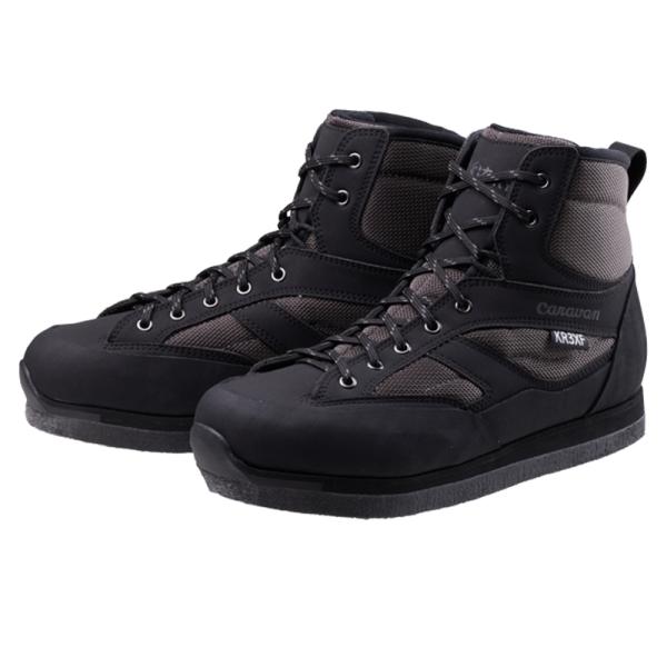 ■サイズ:2E/25.5cm ■カラー:190(ブラック) ■ジャンル:ウェーダー・ウェーディングシューズ/ウェーディングシューズ/皮革素材 ■メーカー: キャラバン(Caravan)  ○関連ワード:釣り具 釣具 つり具 ウェーディング