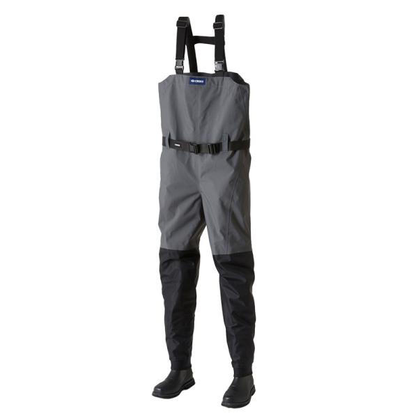 【発売日：2026年05月30日】■サイズ:M ■カラー:グレー×BK ■ジャンル:ウェーダー・ウェーディングシューズ/防水透湿ウェーダー/チェストハイブーツフット ■メーカー: リバレイ RBB 【商品カテゴリ】■カラー:●グレー系(t1...