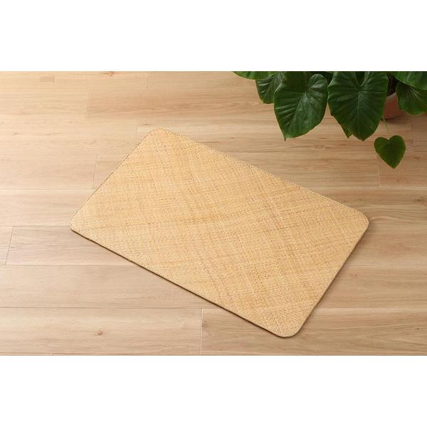 籐 ラタン ウッドカーペット ダイニングラグ アジアン フローリング マット フローリング材 床材 夏用 フローリングカーペット 置くだけ 畳の上 傷防止 はめ込み 和室 diy 男前インテリア 新生活 賃貸 防音 タイルカーペット