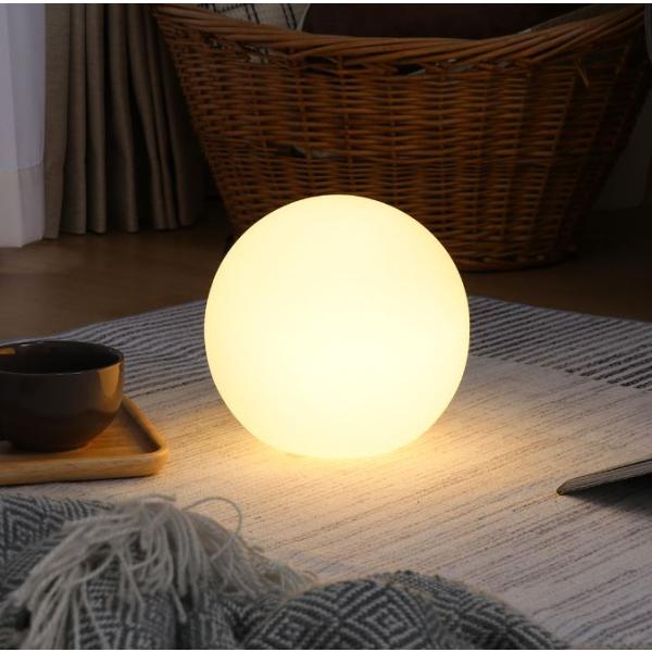 【発売日：2026年01月11日】間接照明 ボール 球体 丸型 フロア スタンド ライト 卓上 置き型 led 寝室 読書灯 本 枕元 小型 コンセント コード式 かわいい 可愛い ベッドサイドランプ ベッド横 防犯 小型 テーブル プレゼ...