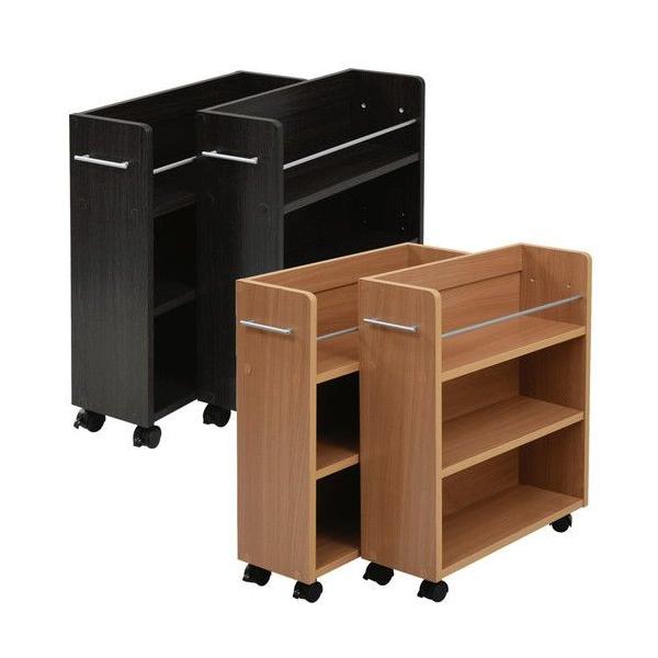 明日着く あす着く 本棚 隙間 収納 薄型 キャスター ワゴン 押し入れ 押入れ マガジンラック スリム 軽量 クローゼット ロータイプ 低い 可動棚 コミック 漫画 文庫本 cd dvd 書棚 子供 絵本 コンパクト ミニ 移動式 200...