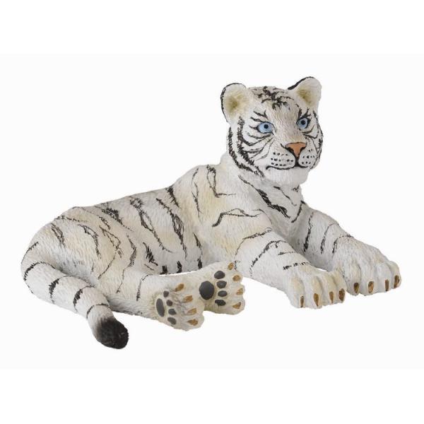 White Tiger Cub - Lying正規輸入品サイズ：5.5cm x 3cm素　材：PVC（塩化ビニル）製造元：Collecta社生産国：中国※Collecta社のフィギュアはひとつひとつハンドペイントされています。画像と実際の商...