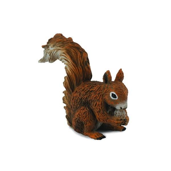 Red Squirrel - Eating正規輸入品サイズ：5cm x 4 cm素　材：PVC（フタル酸不使用）製造元：Collecta社 (香港)※Collecta社のフィギュアはひとつひとつハンドペイントされています。画像と実際の商品は...