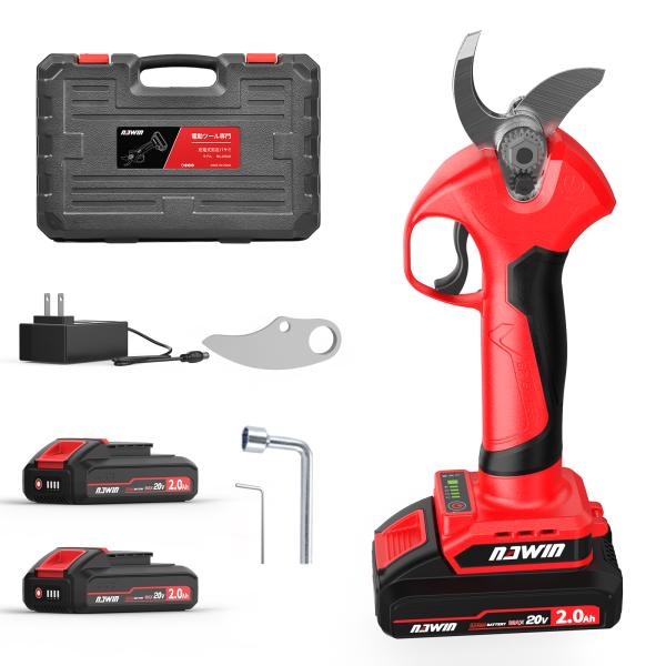 【ブラシレスモーター】純銅モーターより静かで低騒音、出力電力が80％増加し、エネルギー消費量が60％削減されます。高耐久・ハイパワー、コアレス構造で高い制御性と高効率を実現し、使用寿命も長くなります。 【開口角度の4段調整】 切断物の太さに...