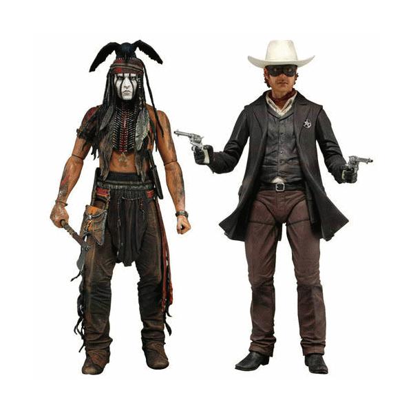 NECAローンレンジャーアクションフィギュア7インチサイズローンレンジャートントクラムシェルパッケージUS版