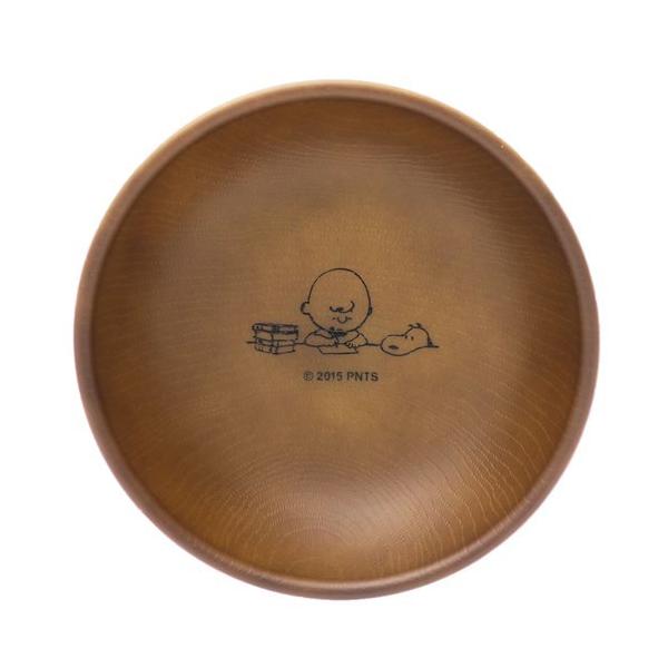 ☆SNOOPY STUDY SERIES☆人気のスタディシリーズから、スヌーピーのワンプレートSが登場です！こちらは深さがあって使いやすい【ラウンドプレートS】お洒落な木目調の合成漆器製で軽くて割れにくい!!電子レンジ・食洗器対応でママも大...