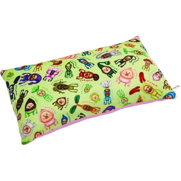 こびとづかん・たれぱんだ・テレタビーズなど平成キャラクターが令和になって再ブレイク☆こちらは、絵本キャラクターで人気のこびとづかん♪かくれももじりのふわろとクッションです♪昆虫でも植物でもない不思議な生き物「コビト」たちが人気の『こびとづか...