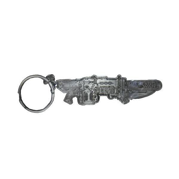 US版NECA  ギアーズオブウォー3ランサーメタル　キーチェーンランサー部分長さ：約9センチGears of War 3 Pendulum Early Lancer Metal Key Chain 【この商品はメール便発送で送料無料です。...