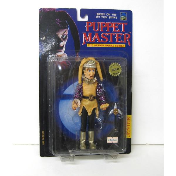【FULL MOON GOLD EDITION】パペットマスター限定品ジェスター JESTER ゴールドエディション（FU-2)フルムーンピクチャーズ映画背中のボタンを押すと顔がチェンジします付属のセプターを手に持たせることができます。フィ...