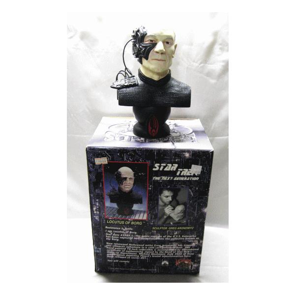 LEGENDS限定品スタートレック バストLOCUTUS OF BORG ロキュータス オブ ボーグSCULPTED BY GREG ARONOWITZハンドペイントLIMITED EDITION CERTIFICATE OF AUTHEN...