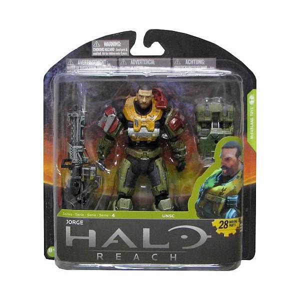 マクファーレンヘイロ-リーチ　シリーズ4アクションフィギュア　Jorge ジョージ　単品●ジョージ　Jorge with turret gun and backpack フィギュア高さ：約14センチブリスターカードパッケージUS版【フィギュ...