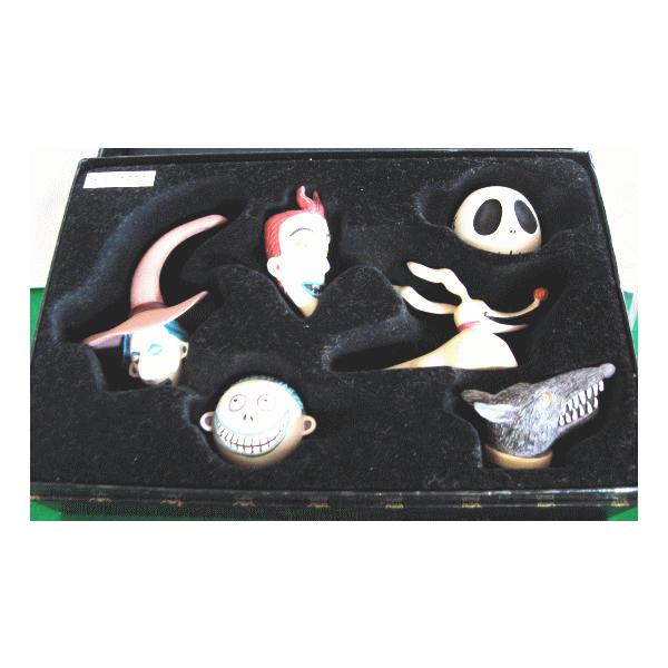 US直輸入<BR>ナイトメアビフォアクリスマス<BR>★ジャック他ビスクフェイスアソート（A)<BR>ジャック、ゼロなど全部6個フェイスのビスクです<BR>世界で生産1500個のみという限定品...