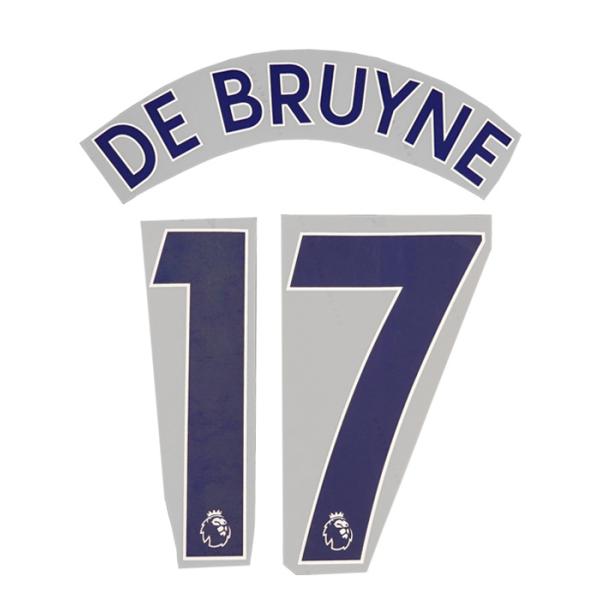 オフィシャルマーキングシート、 22/23マンチェスターシティ/ホーム用/デ・ブライネです。