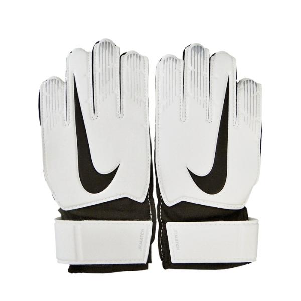●変色と指先の劣化があります。 ナイキのキーパーグローブ GK マッチ JR/ホワイトXブラックです。