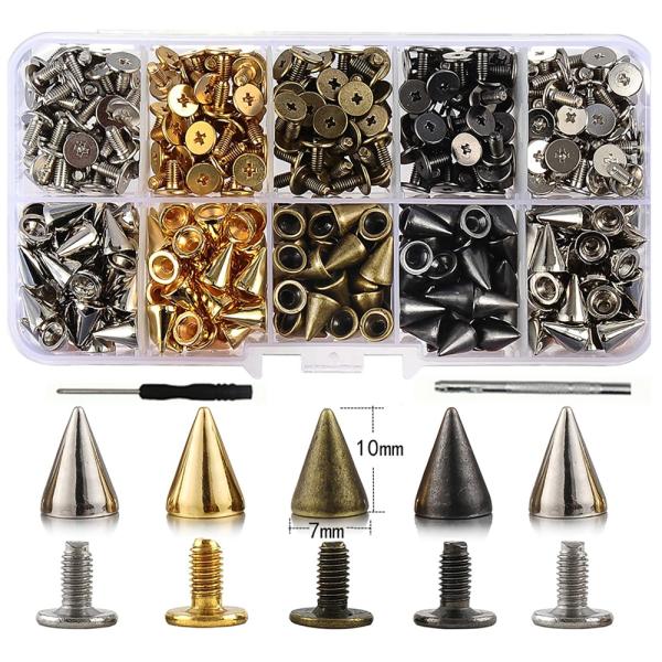 サイズ：高さ10mm×直径7mm内容：銀＝約25個、金＝約25個、古銅＝25個、グレー（ガンメタ）＝25個　又は　　　銀＝約40個、金＝約20個、古銅＝20個、グレー（ガンメタ）＝20個　　　※写真とケースが若干異なる場合があります。　　　...