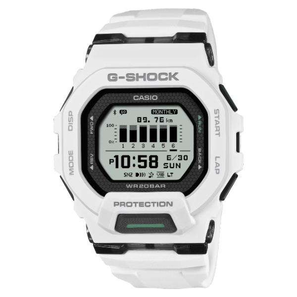 G-SQUAD GBD-200 SERIES CASIO G-SHOCK GBD-200-7G-SHOCKのスポーツラインG-SQUAD。距離計測機能やスマートフォン連携機能等ランニングなどのトレーニングに役立つ機能を搭載。MIPを採用し、...