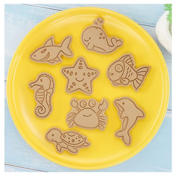 カニさん　イルカ　サメ　カメさん　海の生き物　クッキー型抜き　クッキー作り　インスター映え　キャラクター型抜き　型抜き　粘着作り　お弁当　季節行事　クッキー作り　親子クッキング　　