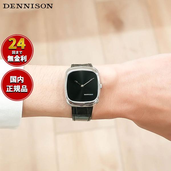 【デニソン DENNISON 腕時計 メンズ レディース ALD Collection ブラックサンレイ ステンレス ALD-S-SR01-BLK-R-SBKL クラシックなデニソンのクッションケースを、現代的に磨き上げた「ALD Coll...
