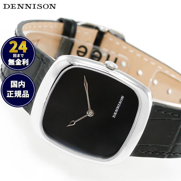 【デニソン DENNISON 腕時計 メンズ レディース ALD Collection ブラックサンレイ ステンレス ALD-S-SR01-BLK-R-SBKL クラシックなデニソンのクッションケースを、現代的に磨き上げた「ALD Coll...