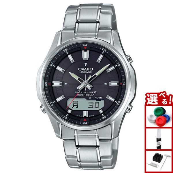 【カシオ リニエージ 電波 ソーラー 電波時計 腕時計 メンズ アナデジ タフソーラー LCW-M100DE-1AJF CASIO LINEAGE フルメタルケースのソーラー電波時計「リニエージ」から、簡単アジャストバンドを採用したNewモ...