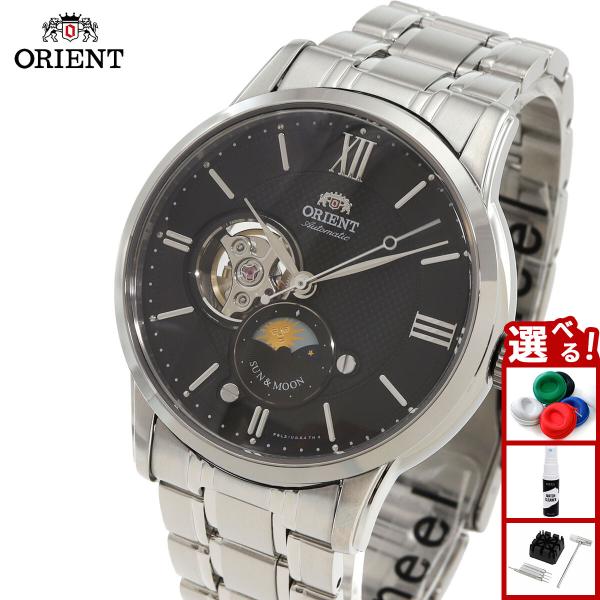 【オリエント クラシック 腕時計 メンズ 自動巻き オートマチック メカニカル サン＆ムーン RN-AS0001B ORIENT CLASSIC 多くの国で好評を得ている『SUN＆MOON』の新デザイン。クラシックなデザインに、モダンなエッ...