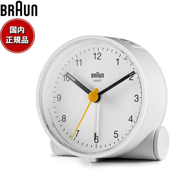 【BRAUN ブラウン アラームクロック BC01W アナログ 目覚まし時計 置時計 69mm ホワイト 最もベーシックな「AB5/1990年」を忠実に再現したアラームクロック。家電デザインに革命をもたらしたドイツカンパニー BRAUNから...